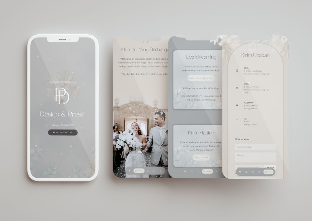 Preset Blue Ice Lily - Our Wedding Link